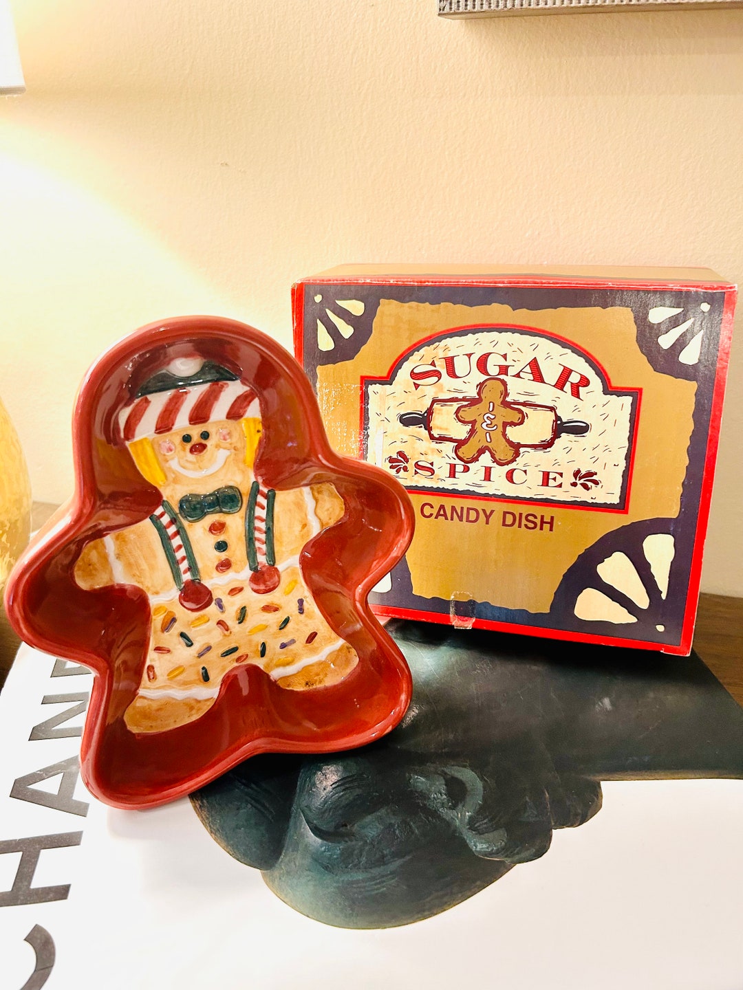 Vintage Gingerbread Candy Dish by Papel Freelance Made in Sri Lanka - Etsy
