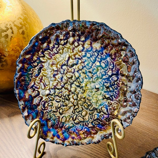 Fused Glass Plates Etsy