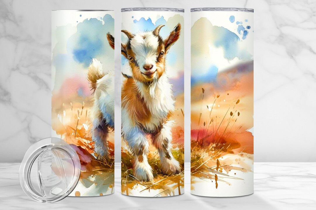 Baby Goat Tumbler Wrap, Sublimation Design, Vinyl Wrap, Epoxy, 20oz ...