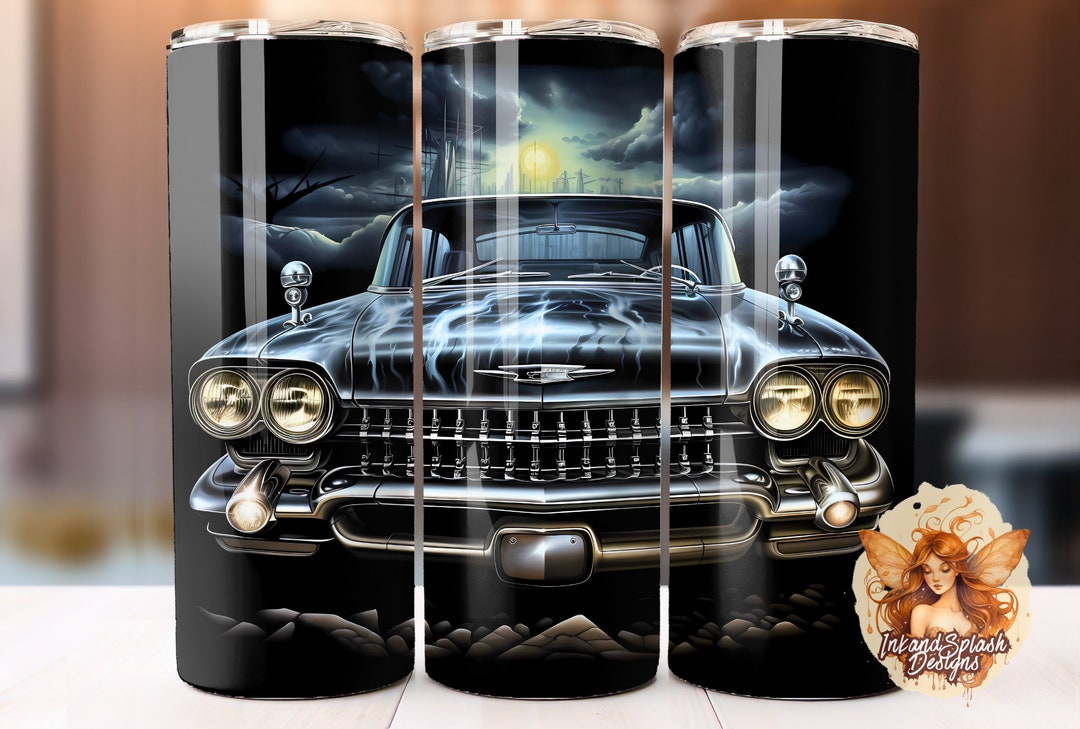 Chevy Impala Tumbler Wrap, Sublimation Tumbler Design , Black Chevy ...