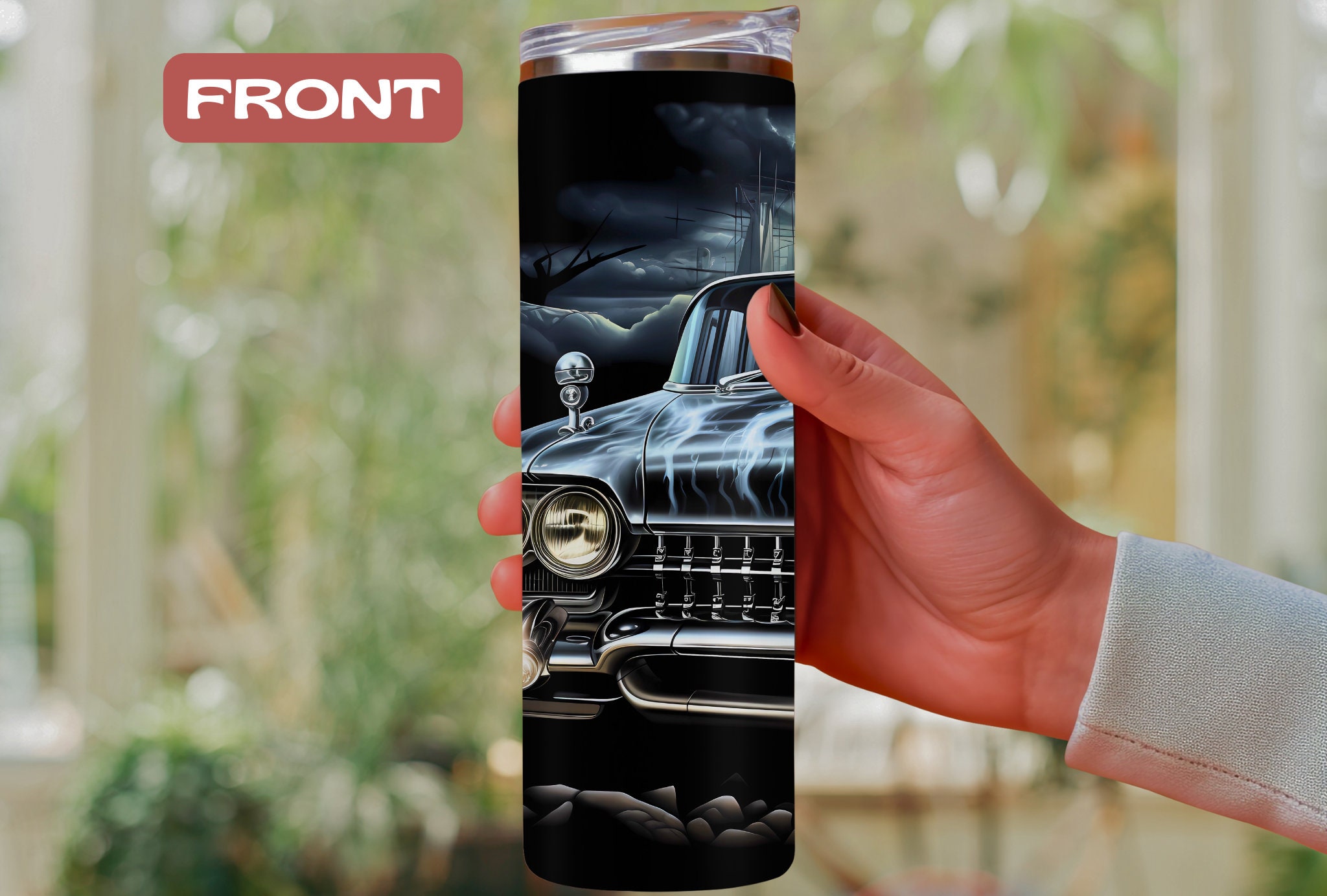 Chevy Impala Tumbler Wrap, Sublimation Tumbler Design , Black Chevy ...