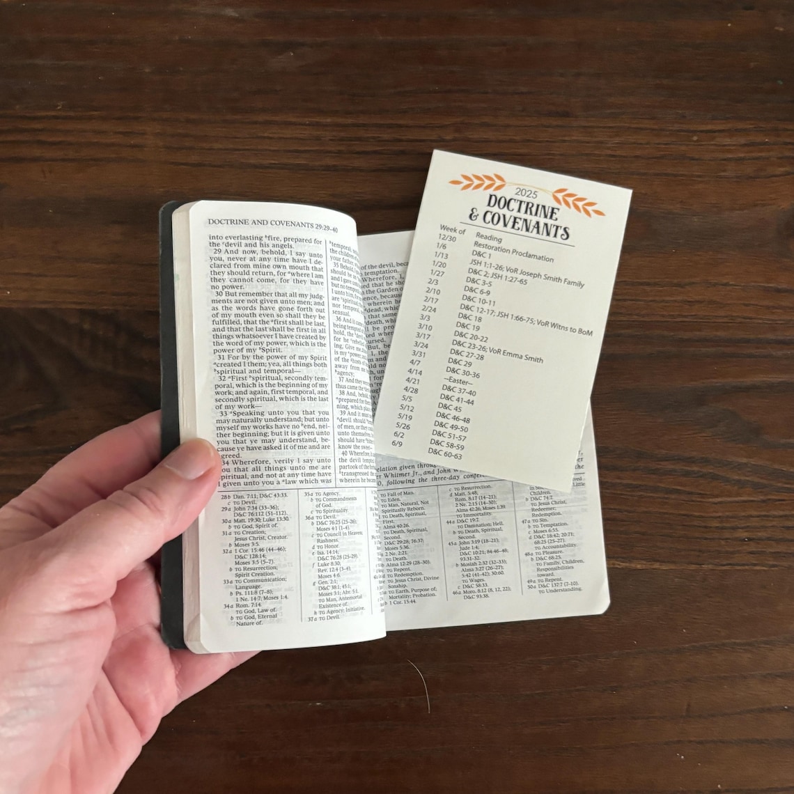 2025 D&C, "come Follow Me" Reading Schedule Bookmarks, Military-size - Etsy