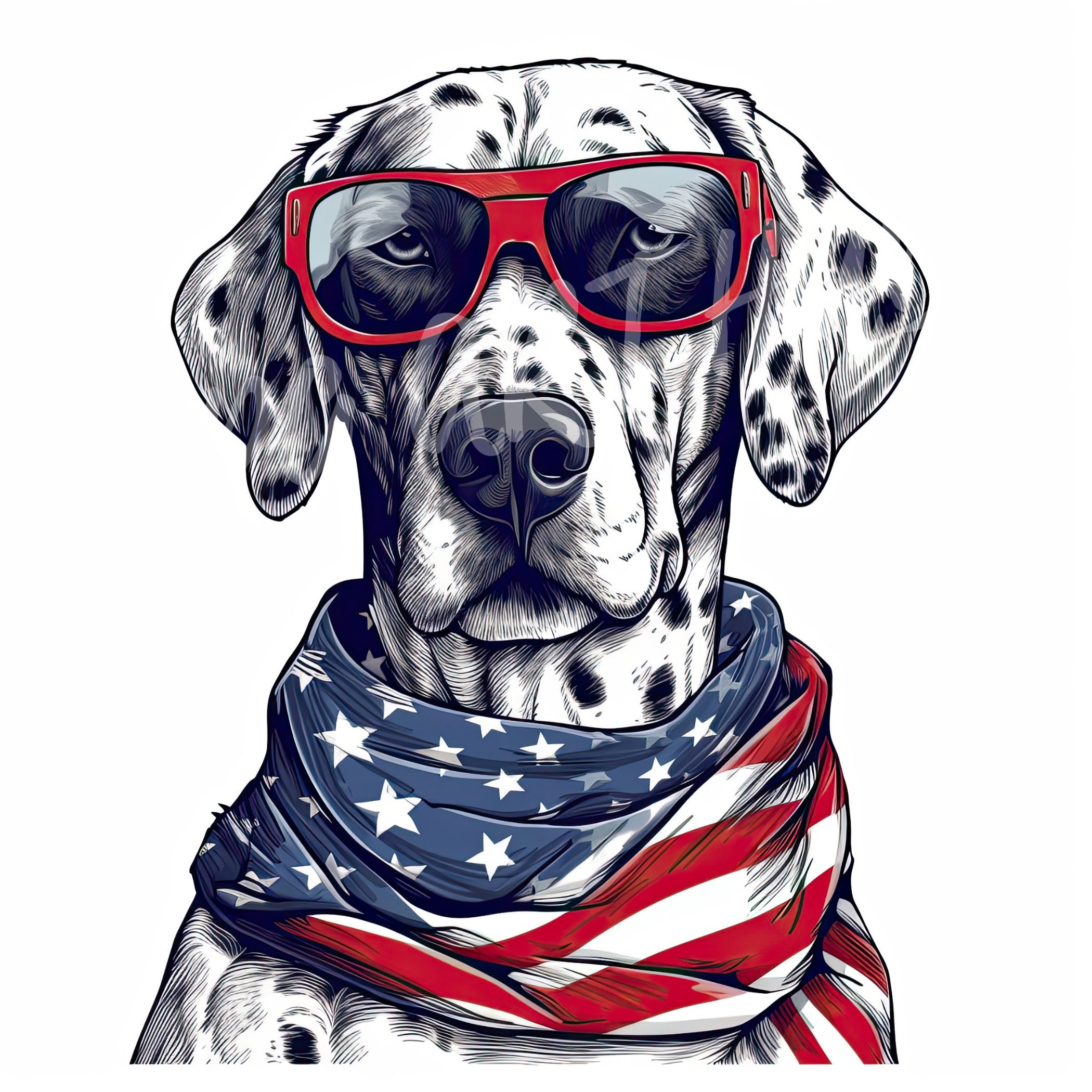 Watercolor Patriotic Dogs Clipart Bundle, 4th of July, Memorial Day ...