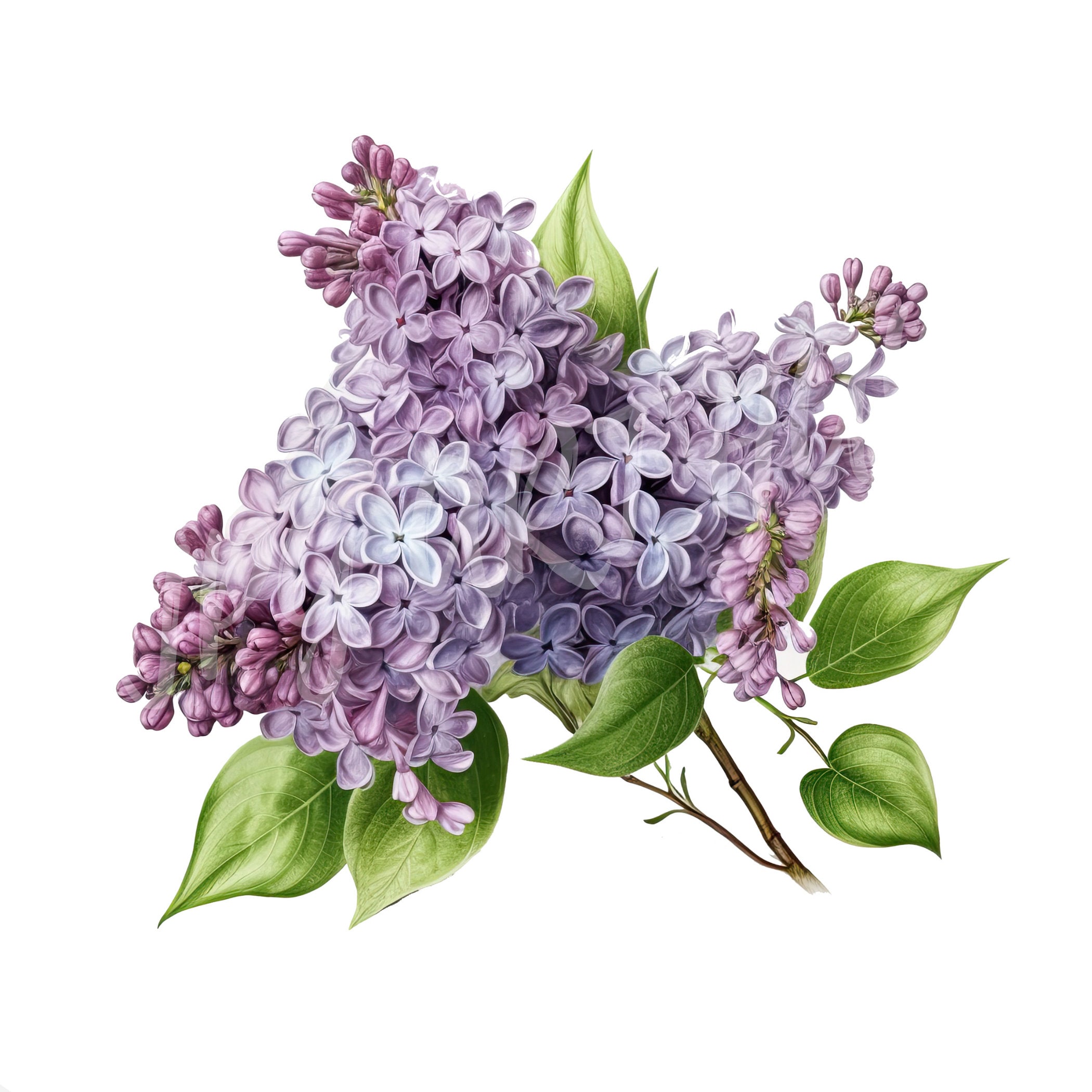 Watercolor Lilac Clipart Bundle - Purple Lilac - High Quality JPG ...