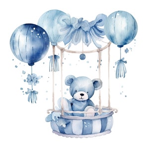 Watercolor Newborn Baby Boy Clipart Bundle, Newborn Clipart, Baby ...