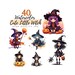 Cute Little Witch Clipart Halloween Clipart High Quality - Etsy
