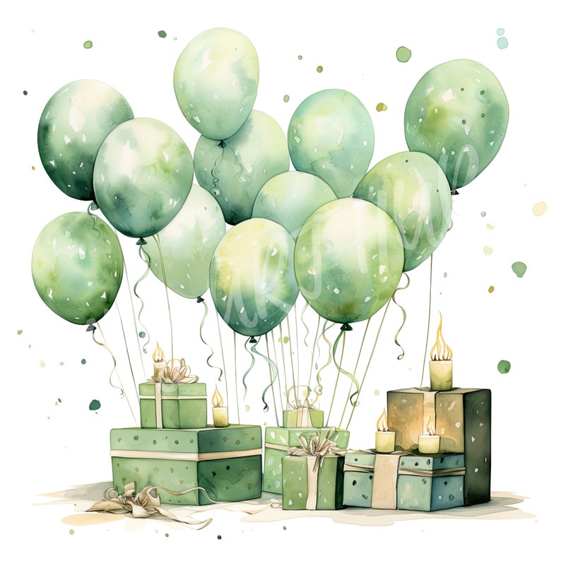 Watercolor Cute Turtle Clipart, Birthday Clipart, Watercolor Turtle ...
