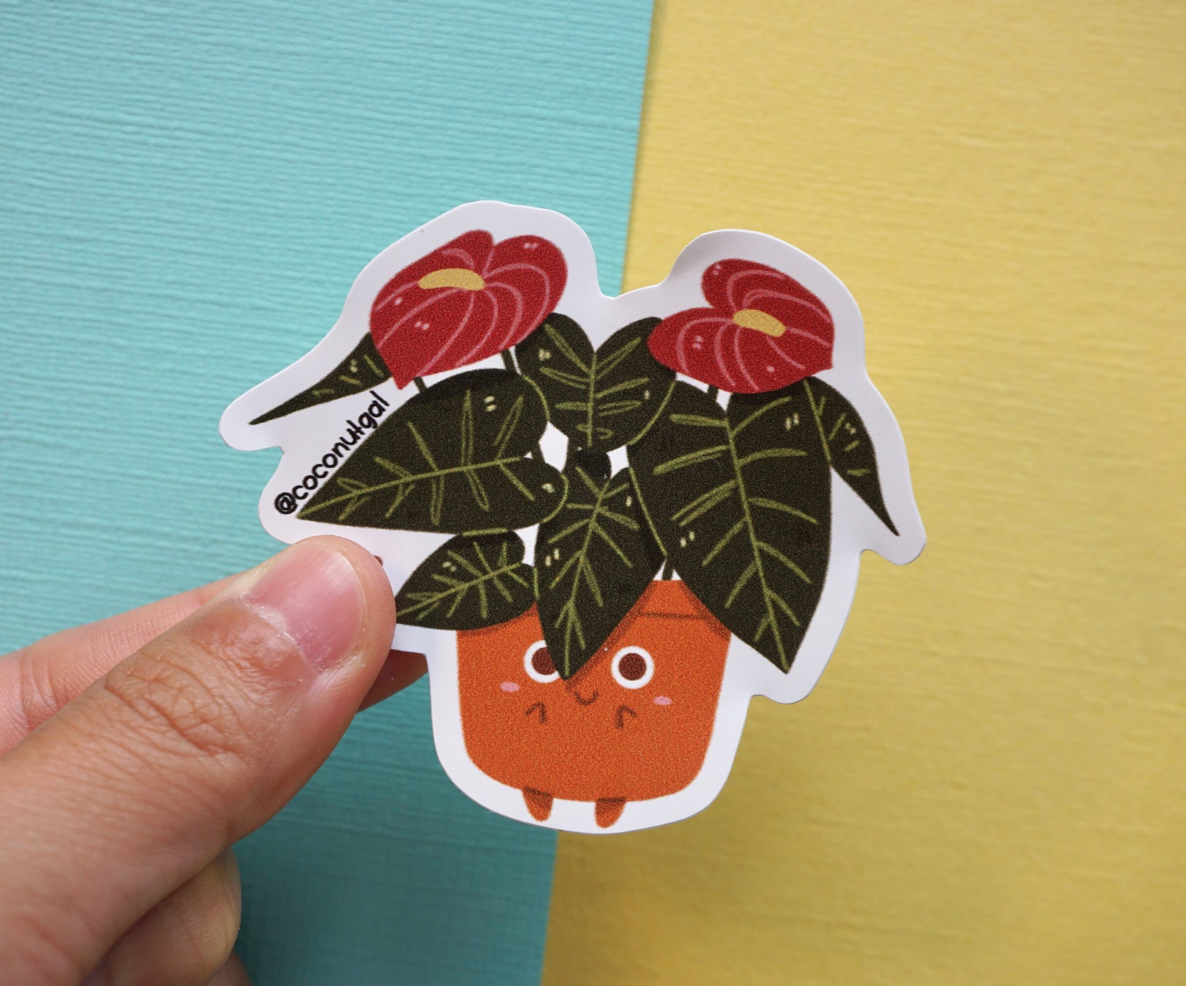 Anthurium Sticker - Etsy