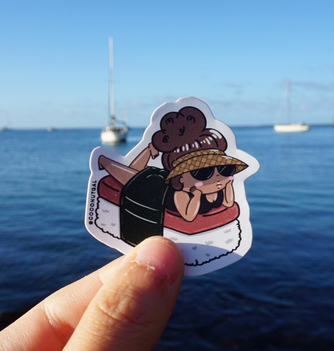 Coconutgal Musubi Sticker - Etsy