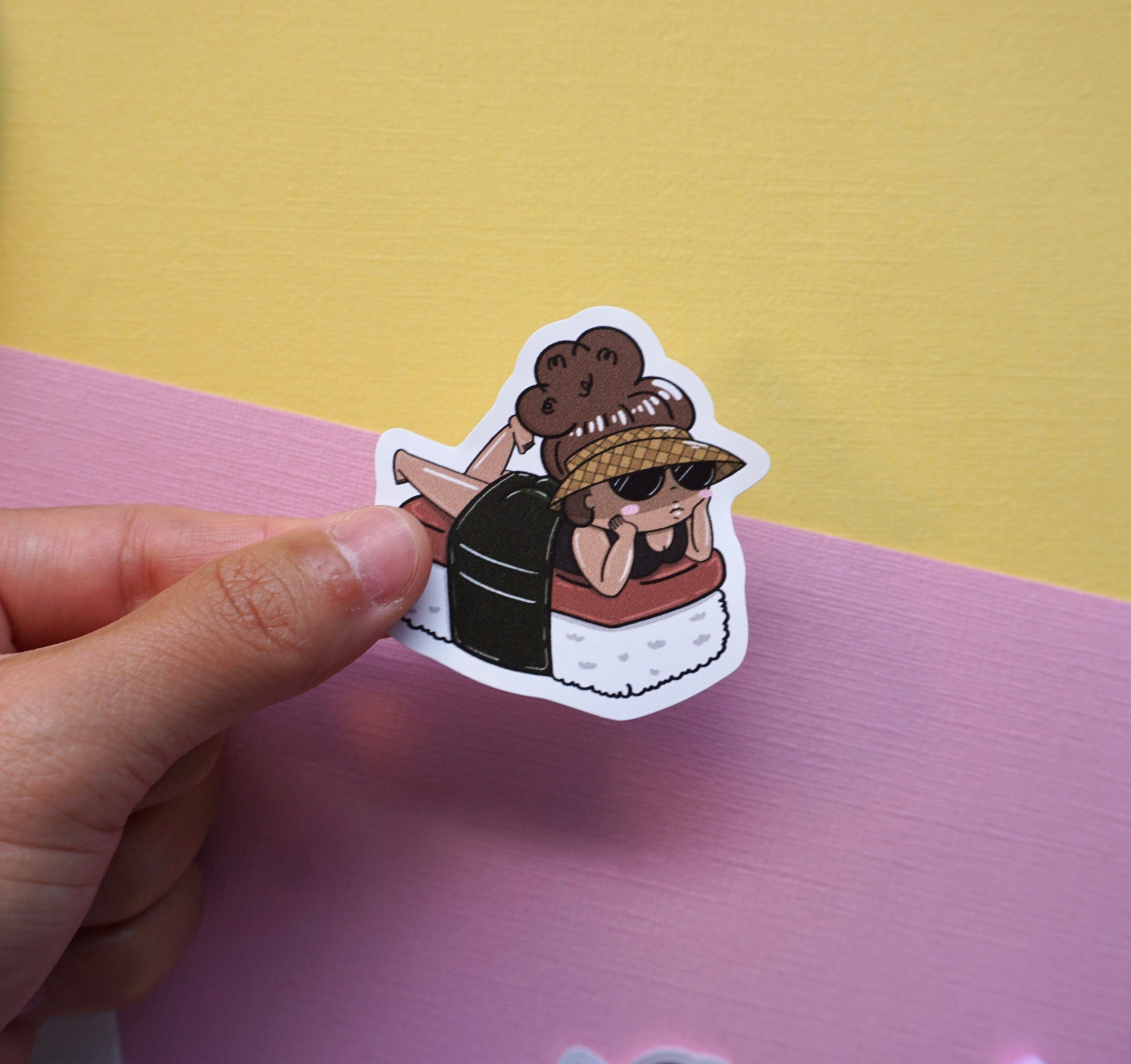 Coconutgal Musubi Sticker - Etsy
