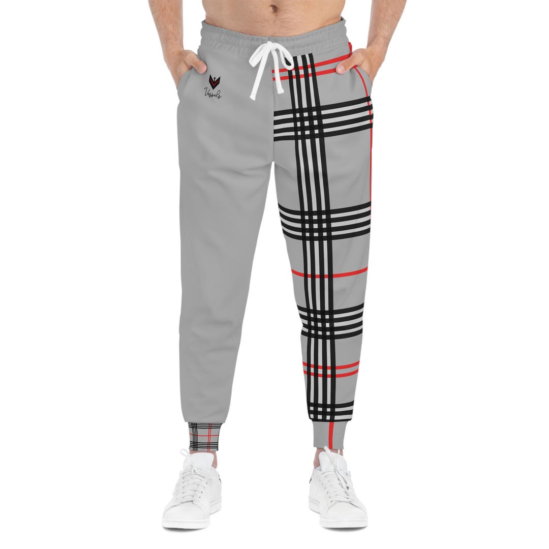 Vessels Half Plaid Joggers - Etsy