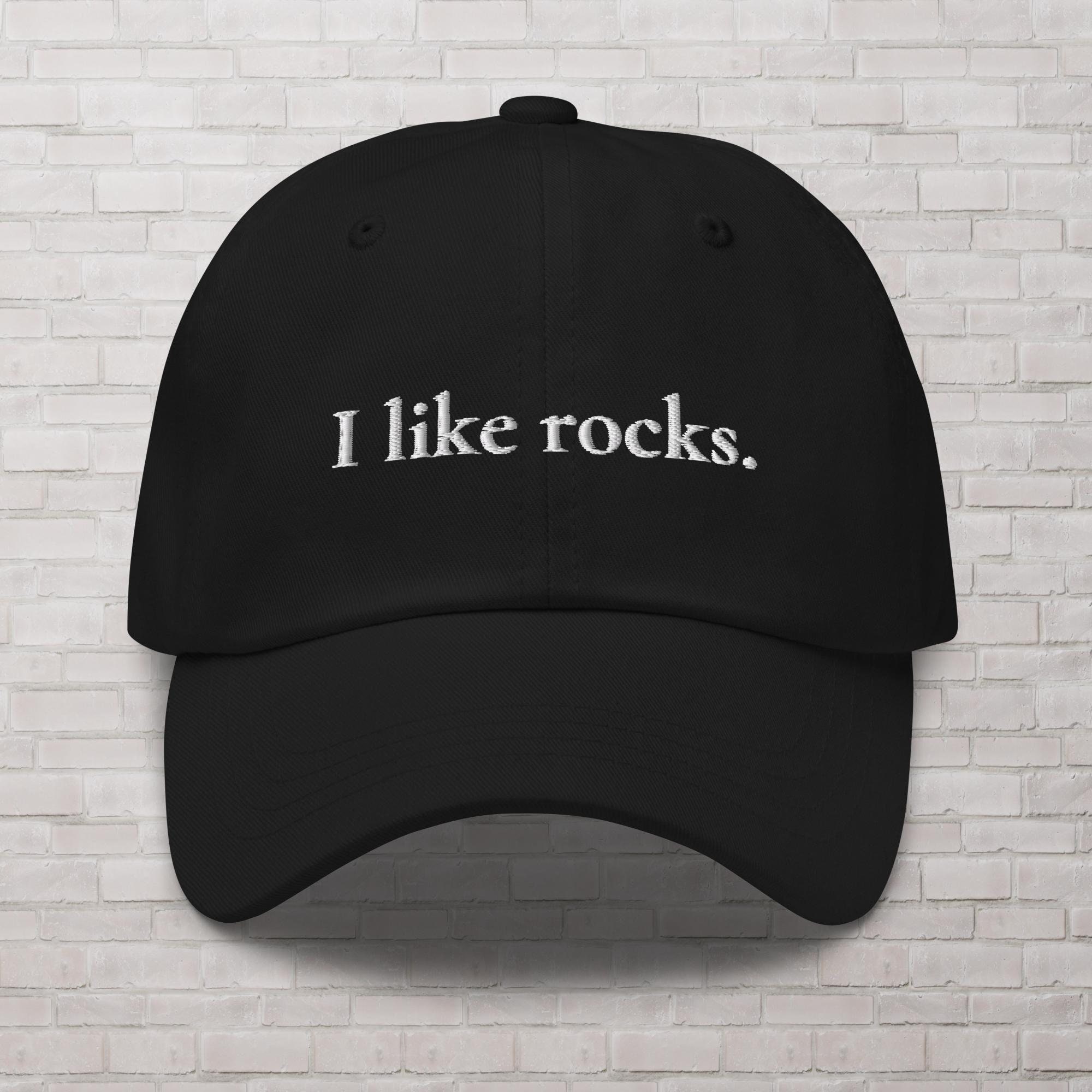 Funny Rocks Dad Hat, I Like Rocks Embroidered Hat, Geologist Gift - Etsy