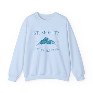 Custom St Moritz Sweatshirt, Après-ski Crewneck, Saint Moritz Ski ...