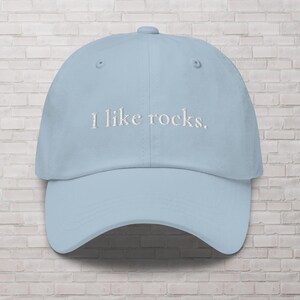 Funny Rocks Dad Hat, I Like Rocks Embroidered Hat, Geologist Gift - Etsy