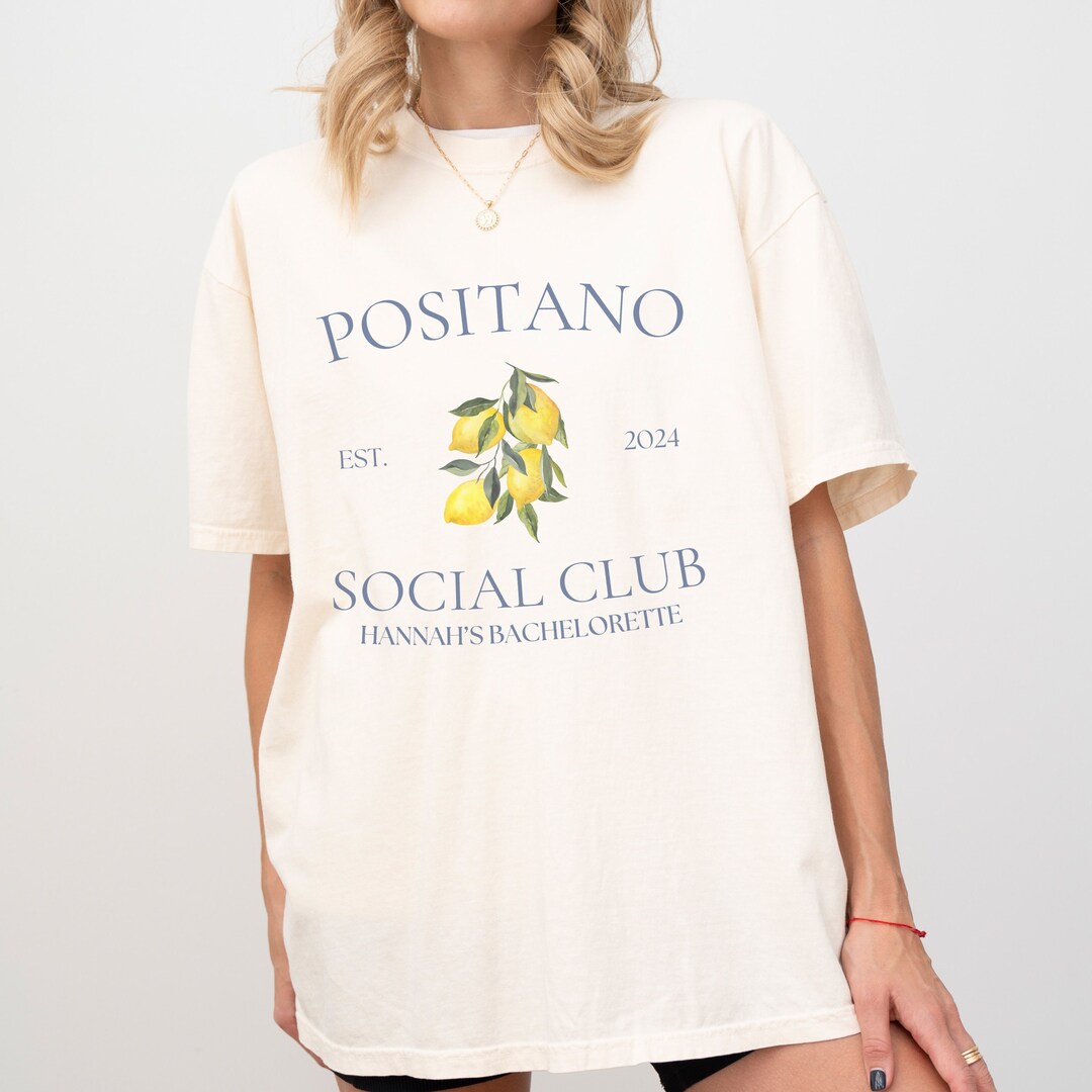 Personalized Amalfi Coast Bachelorette Shirt, Italy Trip Gift, Italy ...