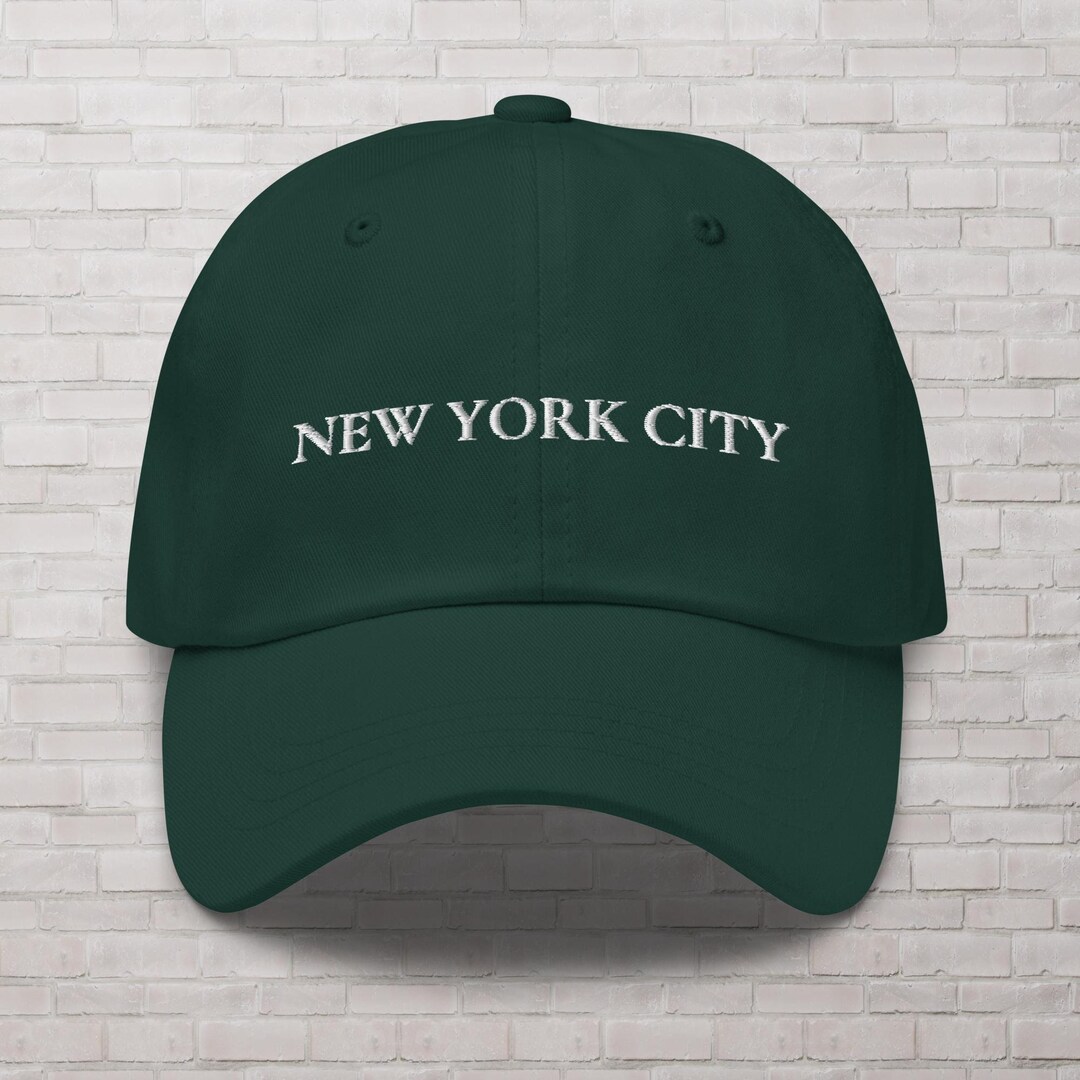New York City Dad Hat, NYC Embroidered Dad Hat - Etsy