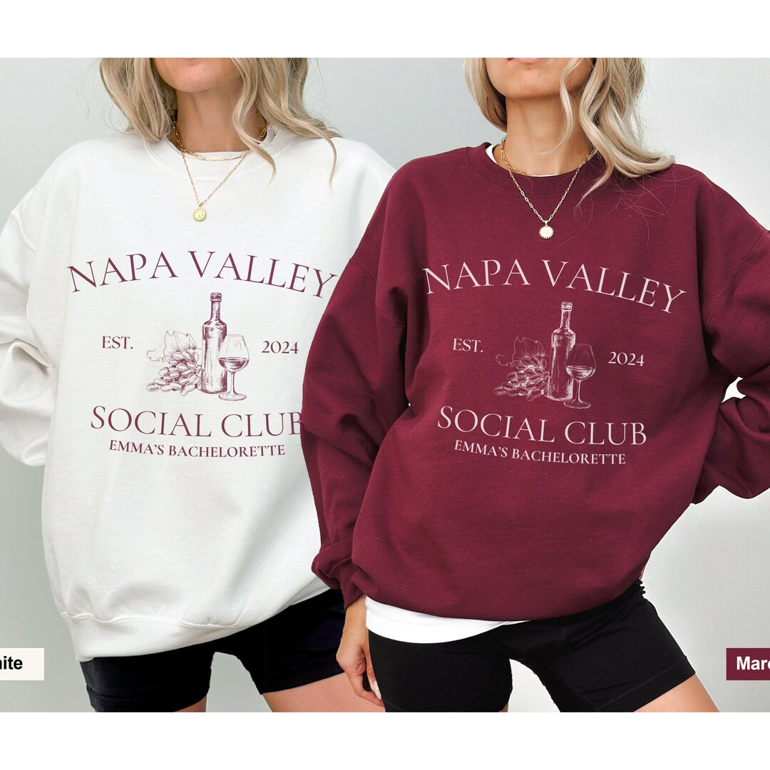 Custom Winery Bachelorette Sweatshirt, Winery Bachelorette Merch ...