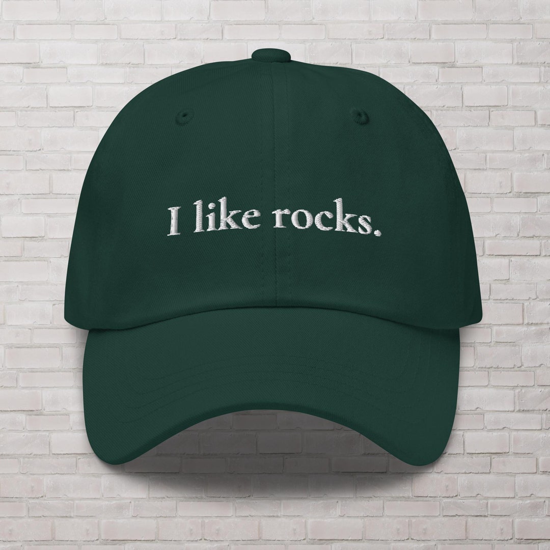 Funny Rocks Dad Hat, I Like Rocks Embroidered Hat, Geologist Gift - Etsy