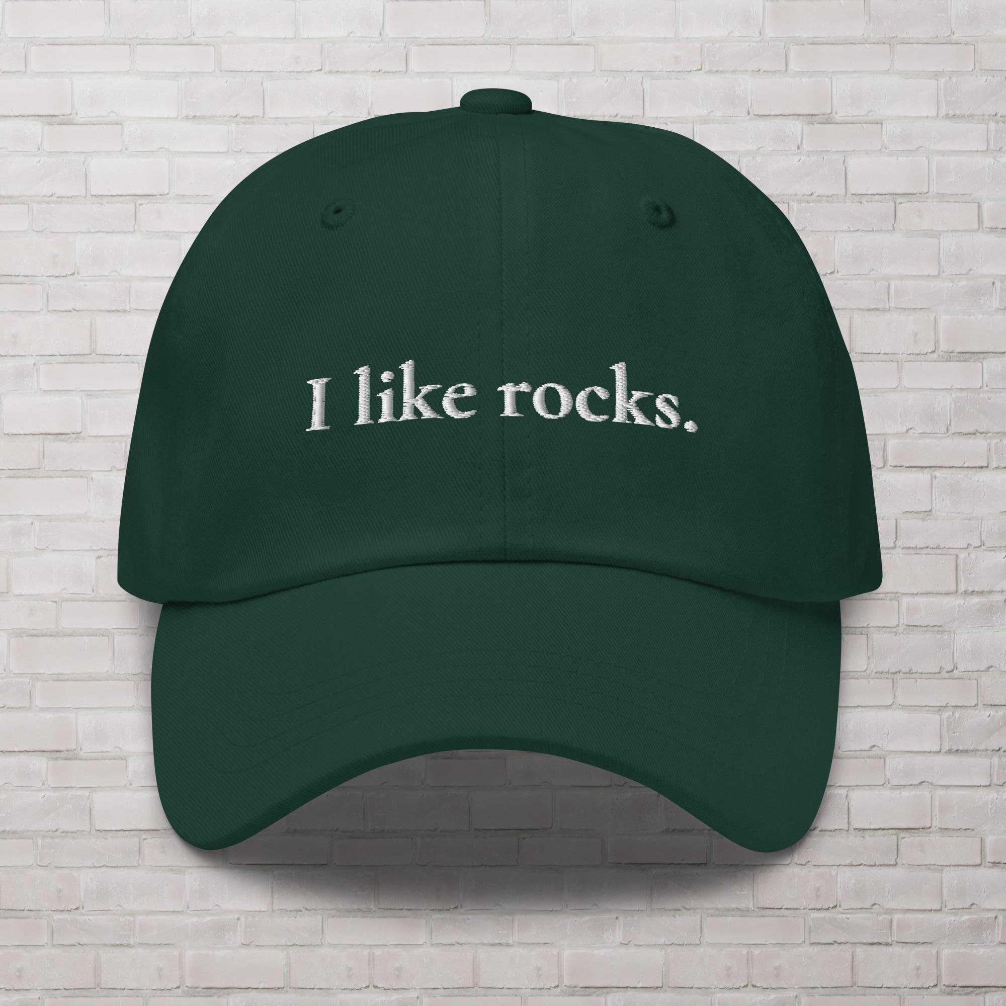 Funny Rocks Dad Hat, I Like Rocks Embroidered Hat, Geologist Gift - Etsy