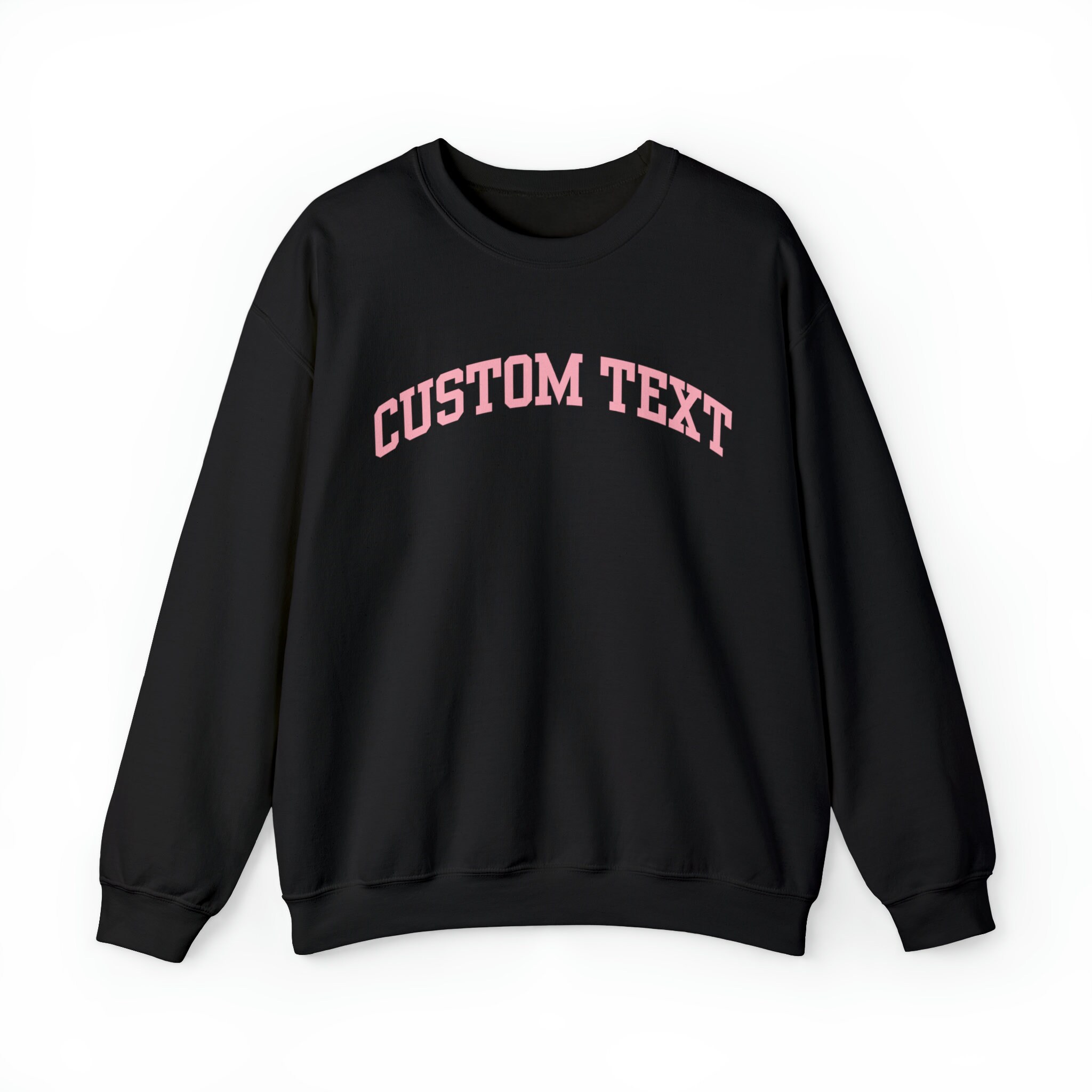 Personalized Hot Pink Sweatshirt, Custom Crewneck, Personalized Gift - Etsy