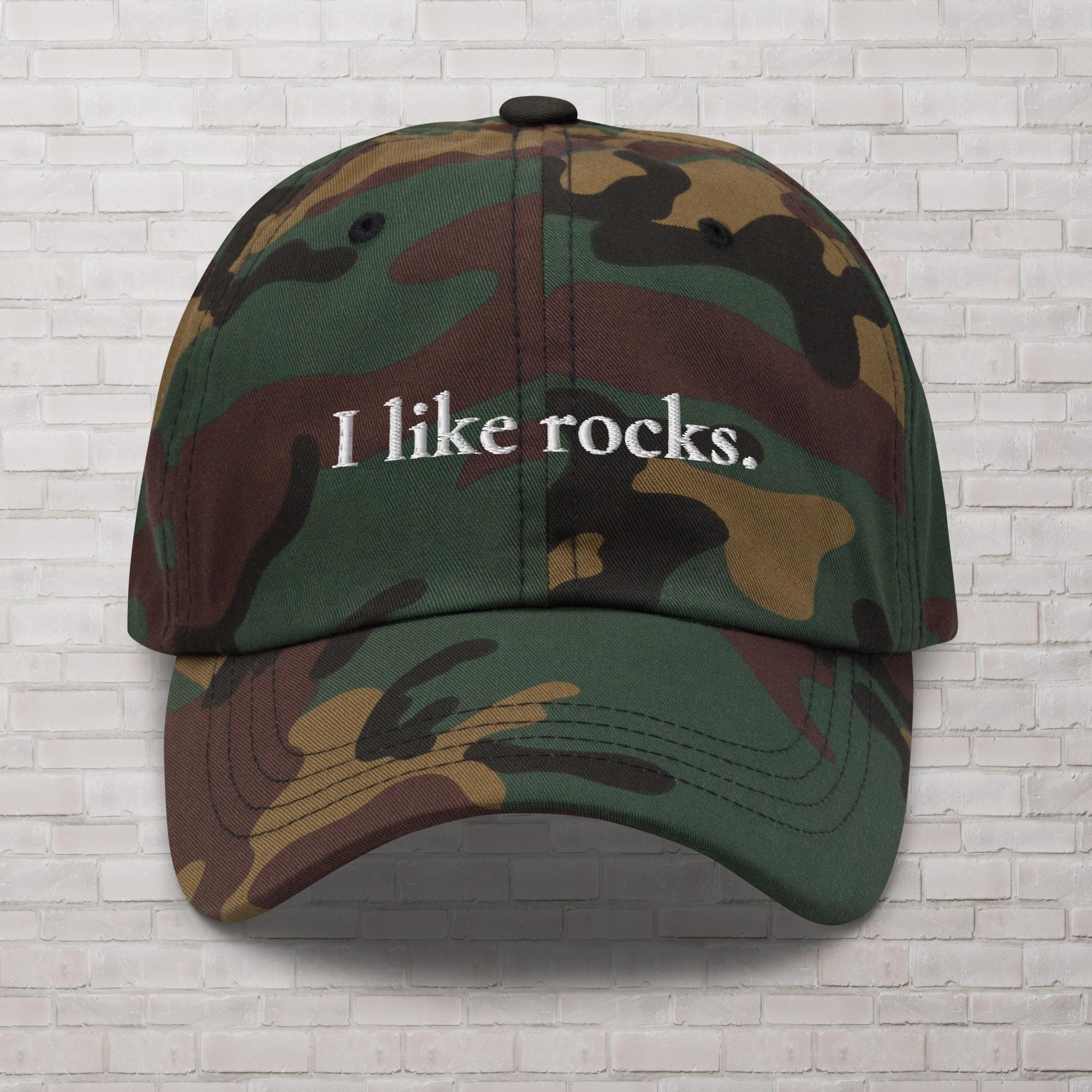 Funny Rocks Dad Hat, I Like Rocks Embroidered Hat, Geologist Gift - Etsy