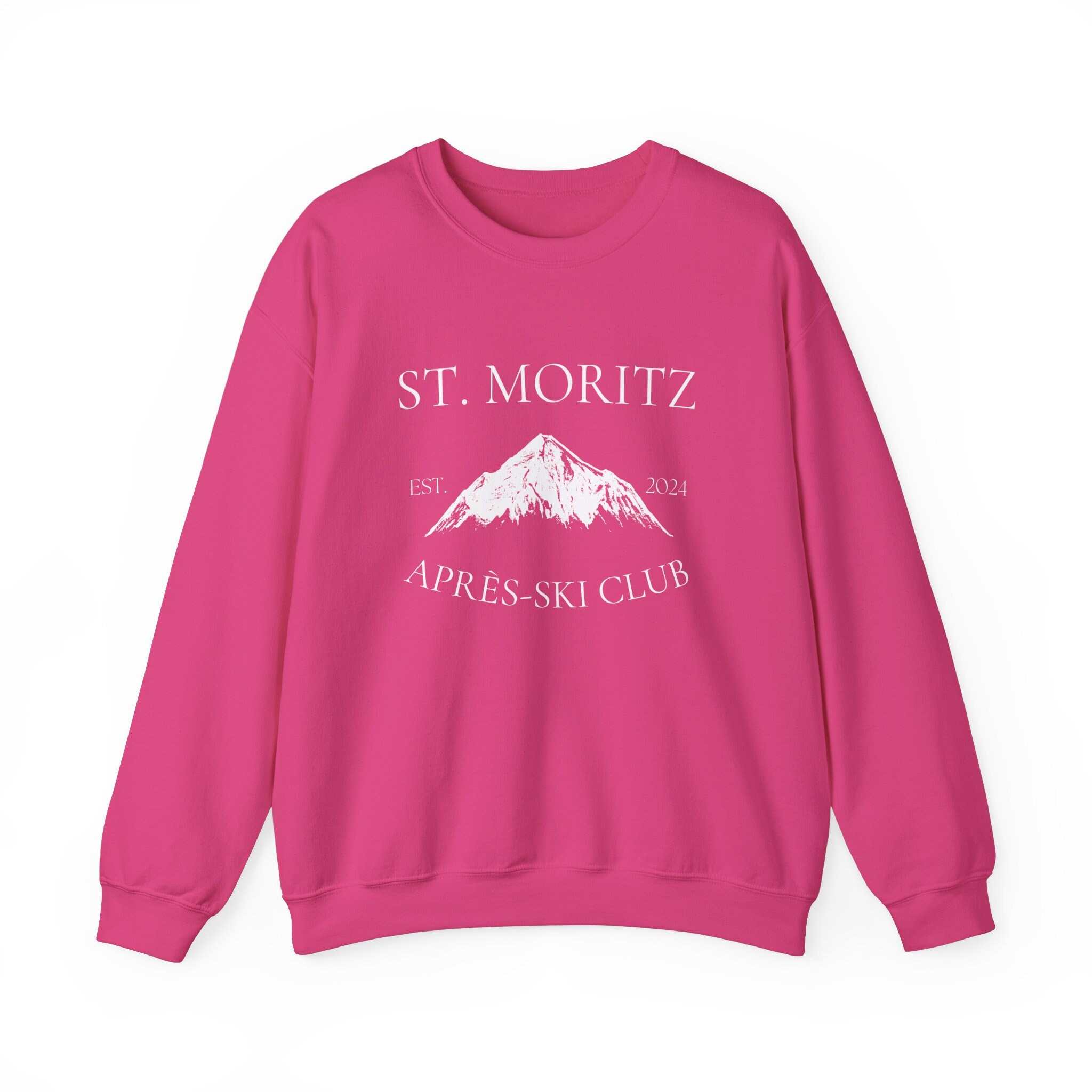 Custom St Moritz Sweatshirt, Après-ski Crewneck, Saint Moritz Ski ...