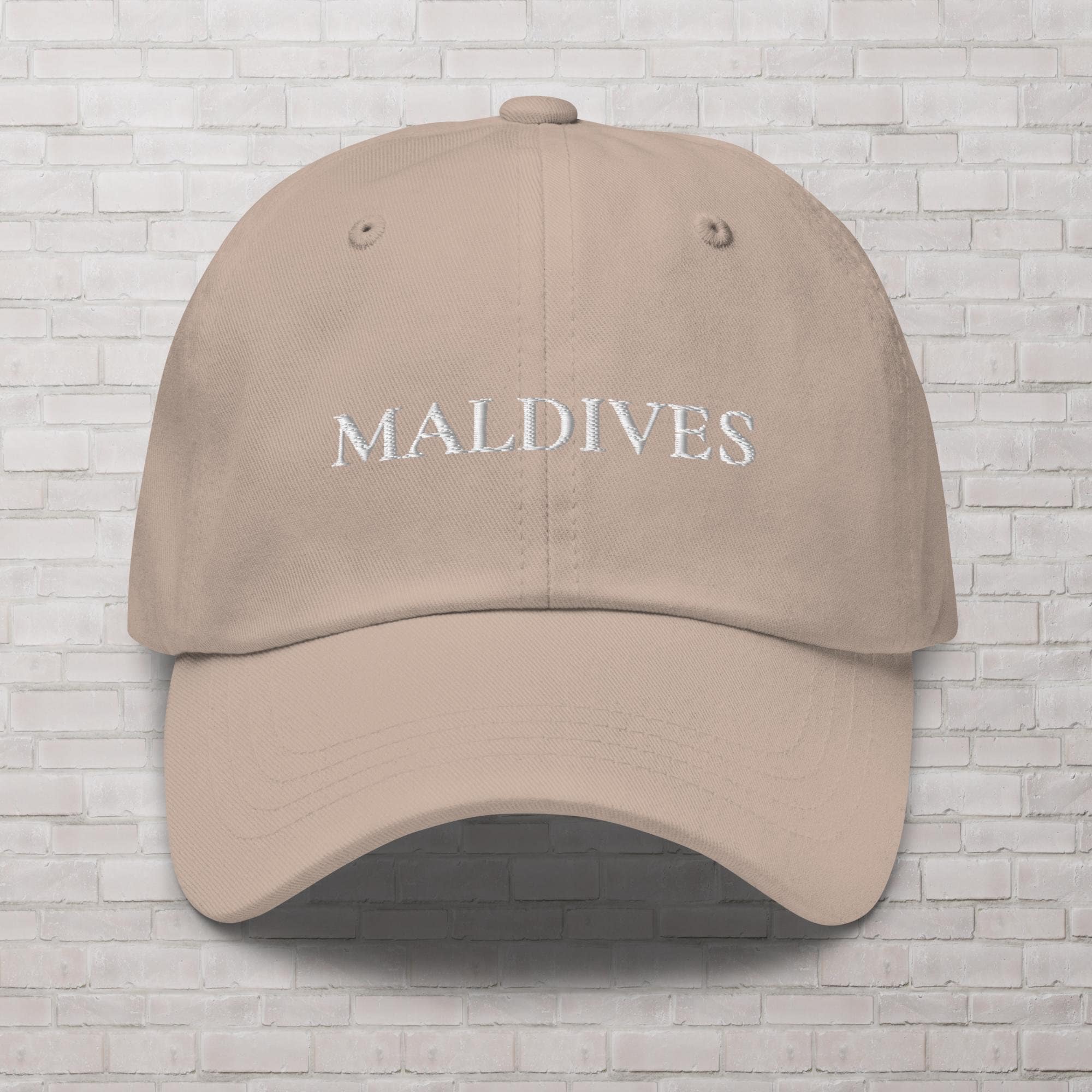 Maldives Dad Hat, Embroidered Dad Hat, Maldives Vacation - Etsy