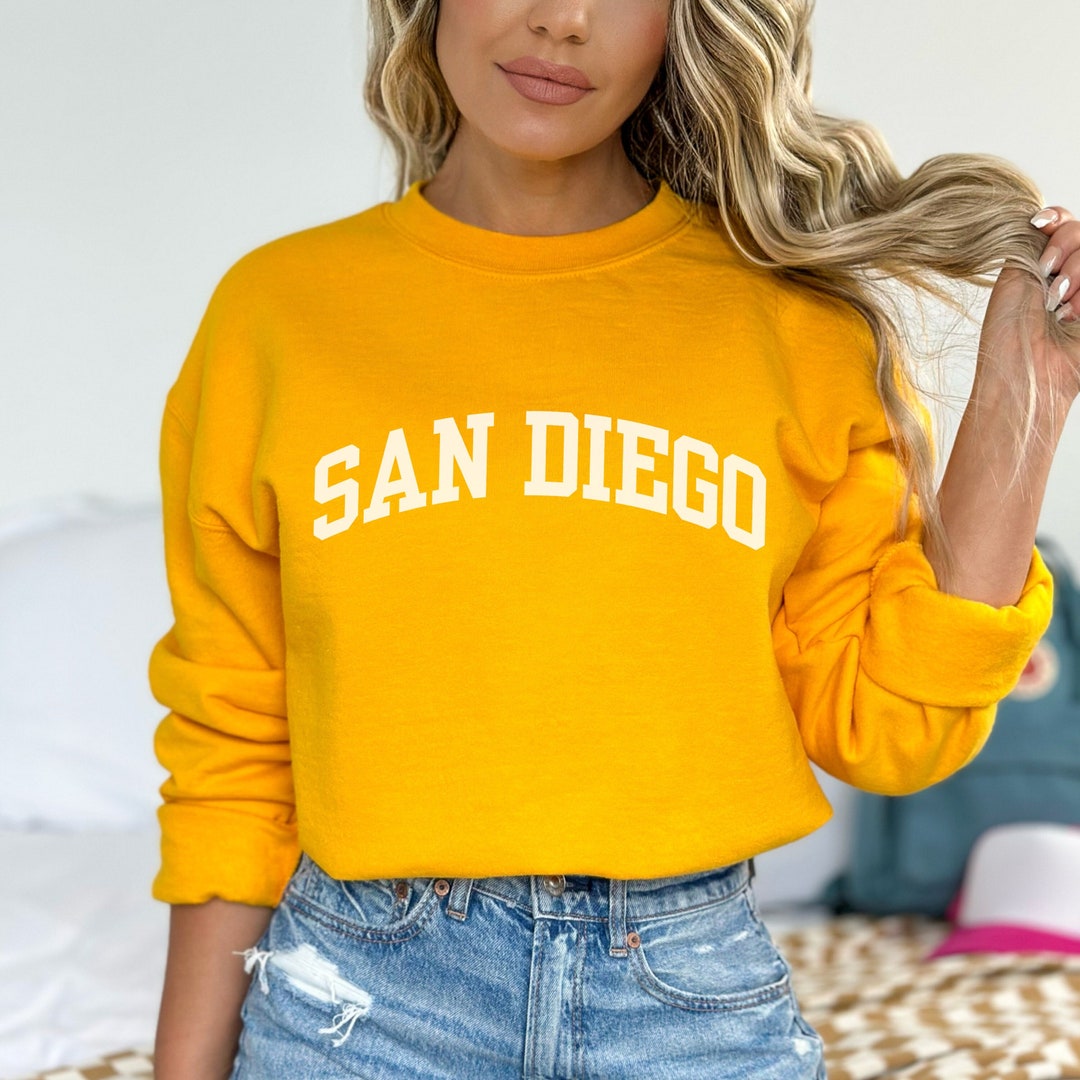 San Diego Sweatshirt, San Diego Crewneck, California Sweatshirt ...