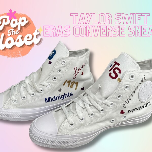 Taylorswift Converse - Etsy