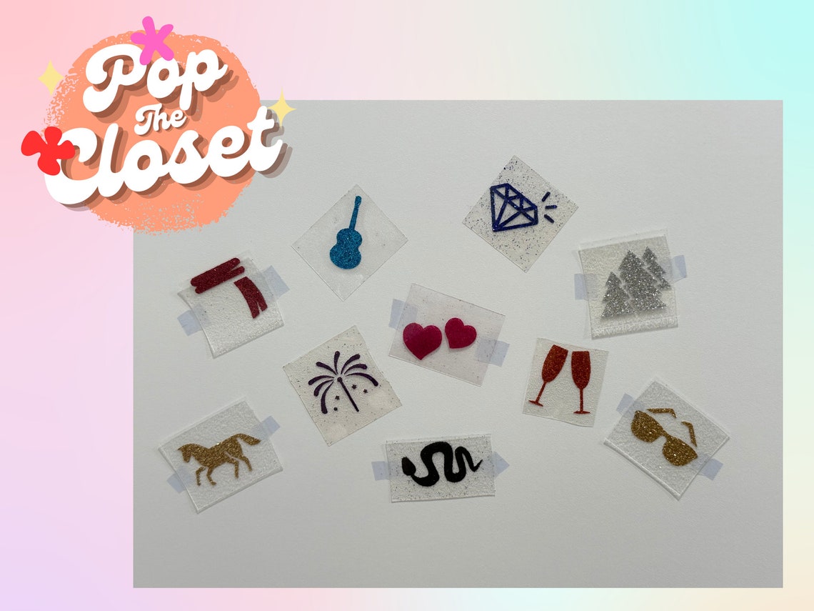 Taylor Swift the Eras Tour Iron on Icon Patches Set Custom - Etsy Israel