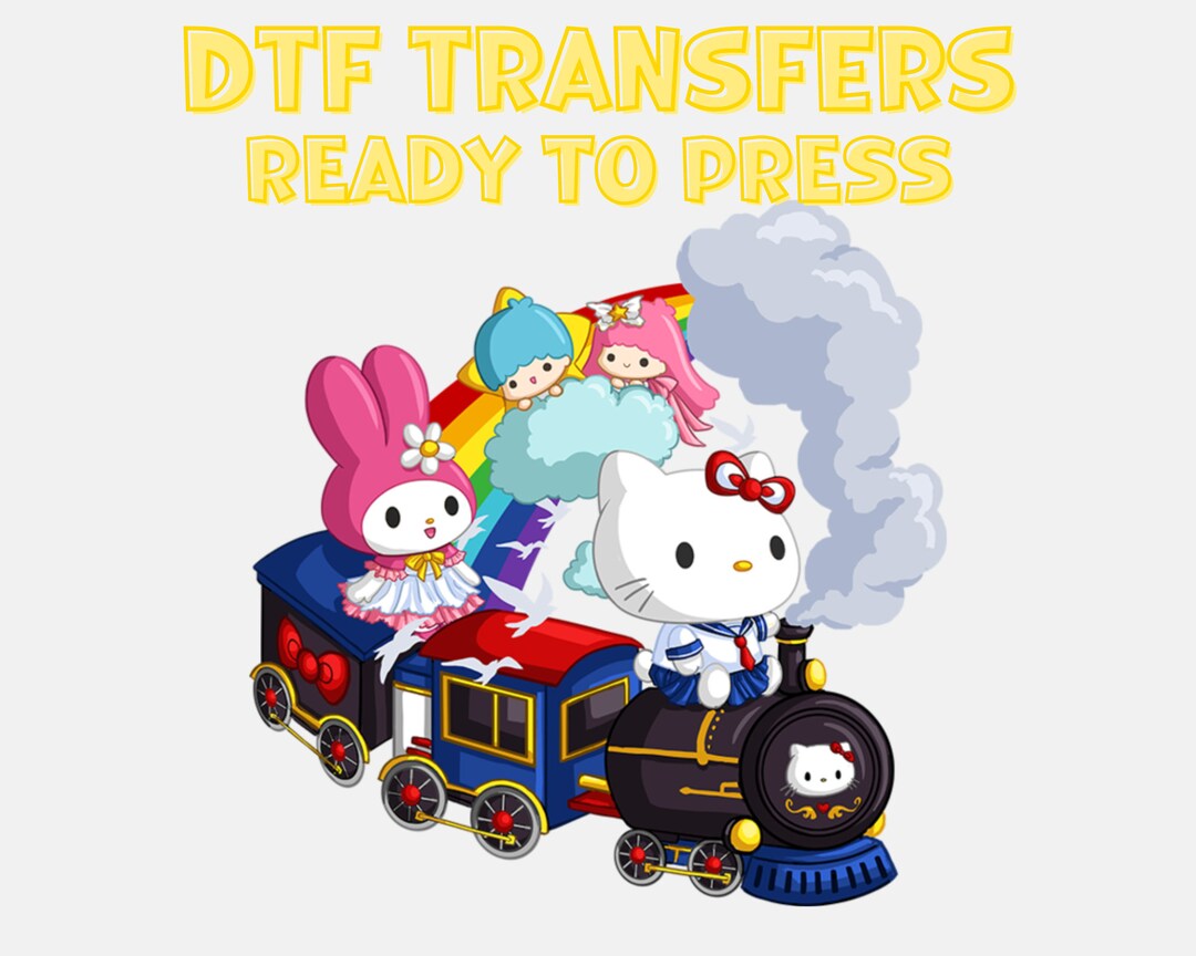 My Melody Sanrio Hello Kitty DTF Transfer Ready to Press - Etsy