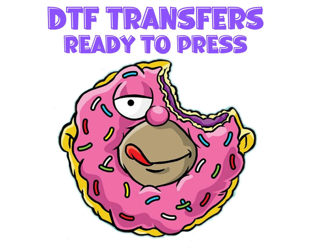 Cartoons DTF Transfer Ready to Press Heat Transfers 20033 - Etsy