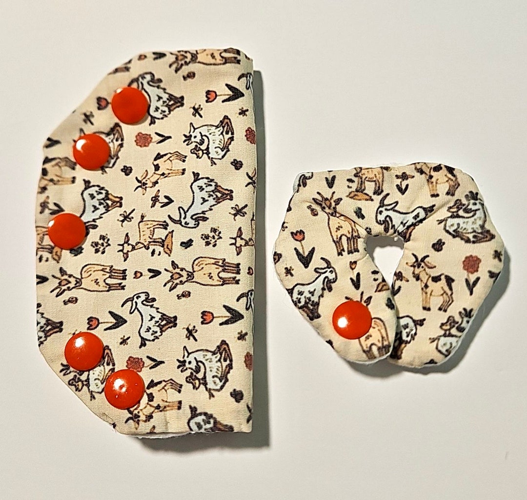 Tubie Sets Boho Goats Tubie Pad Port Cover Tubie Clips - Etsy