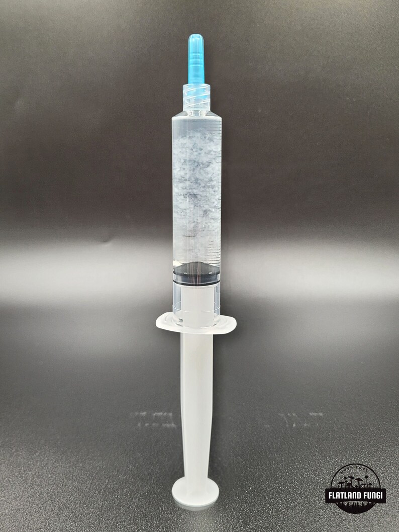 12 Ml - Mushroom Liquid Culture Syringe | Thick Live Mycelium | Grow ...