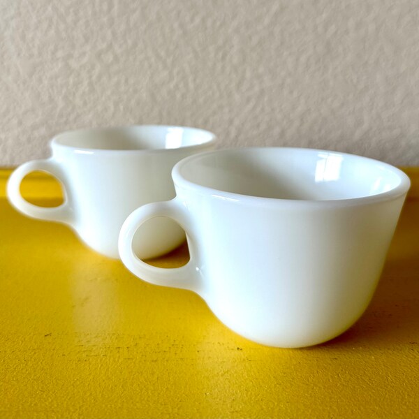 Milk Glass Mugs - Etsy