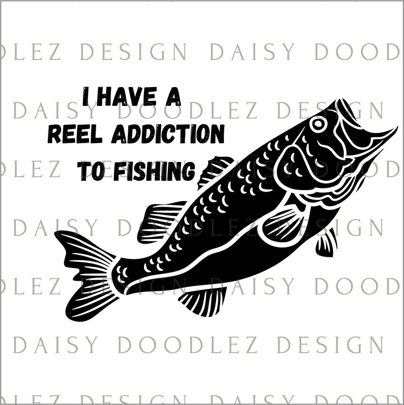 Fishing SVG Downloadable Files for DIY Fishing Decorations, Stickers ...