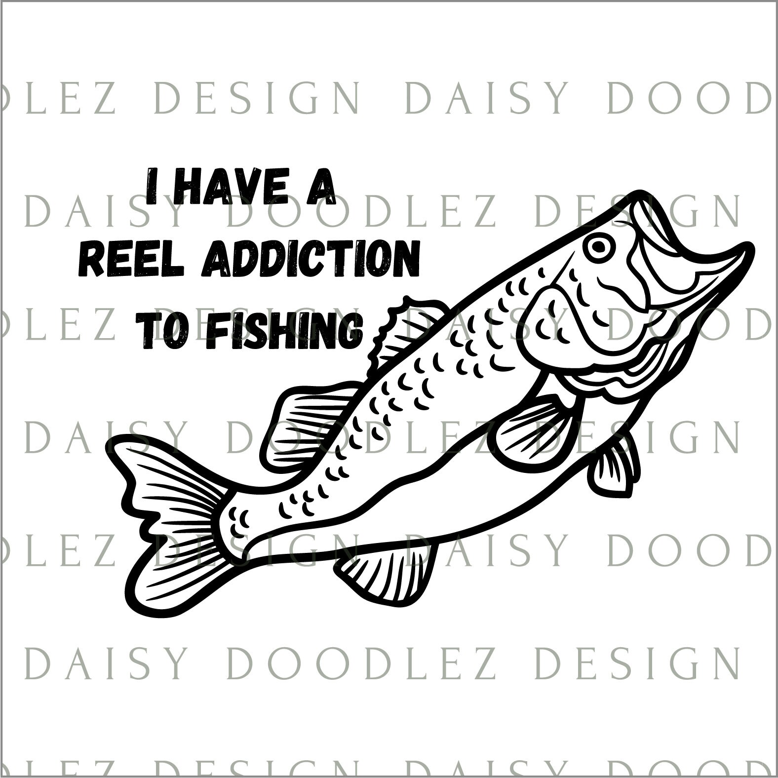 Fishing SVG Downloadable Files for DIY Fishing Decorations, Stickers ...