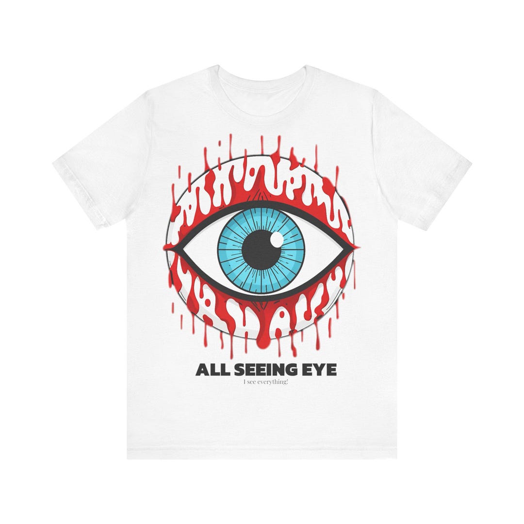 All Seeing Eye Unisex Tee, I See Everything Mystic Shirt, Illuminati ...