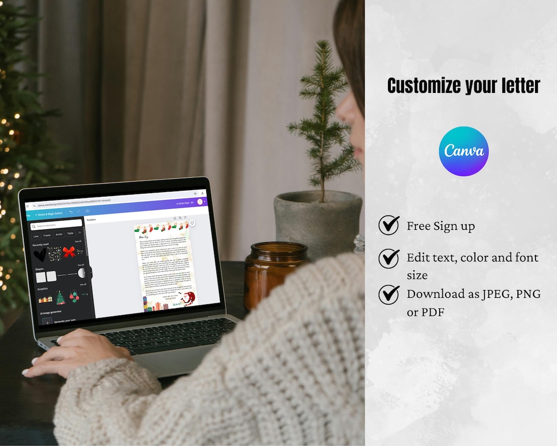 Editable is Santa Real Letter Explaining Santa to Your Child Santa ...