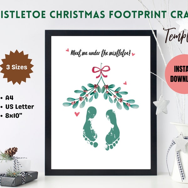 Footprint Holiday Craft - Etsy