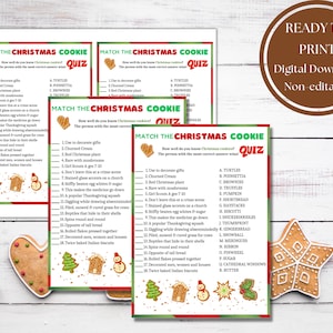 Christmas Cookie Game, Xmas Cookie Game, Christmas Family Game ...