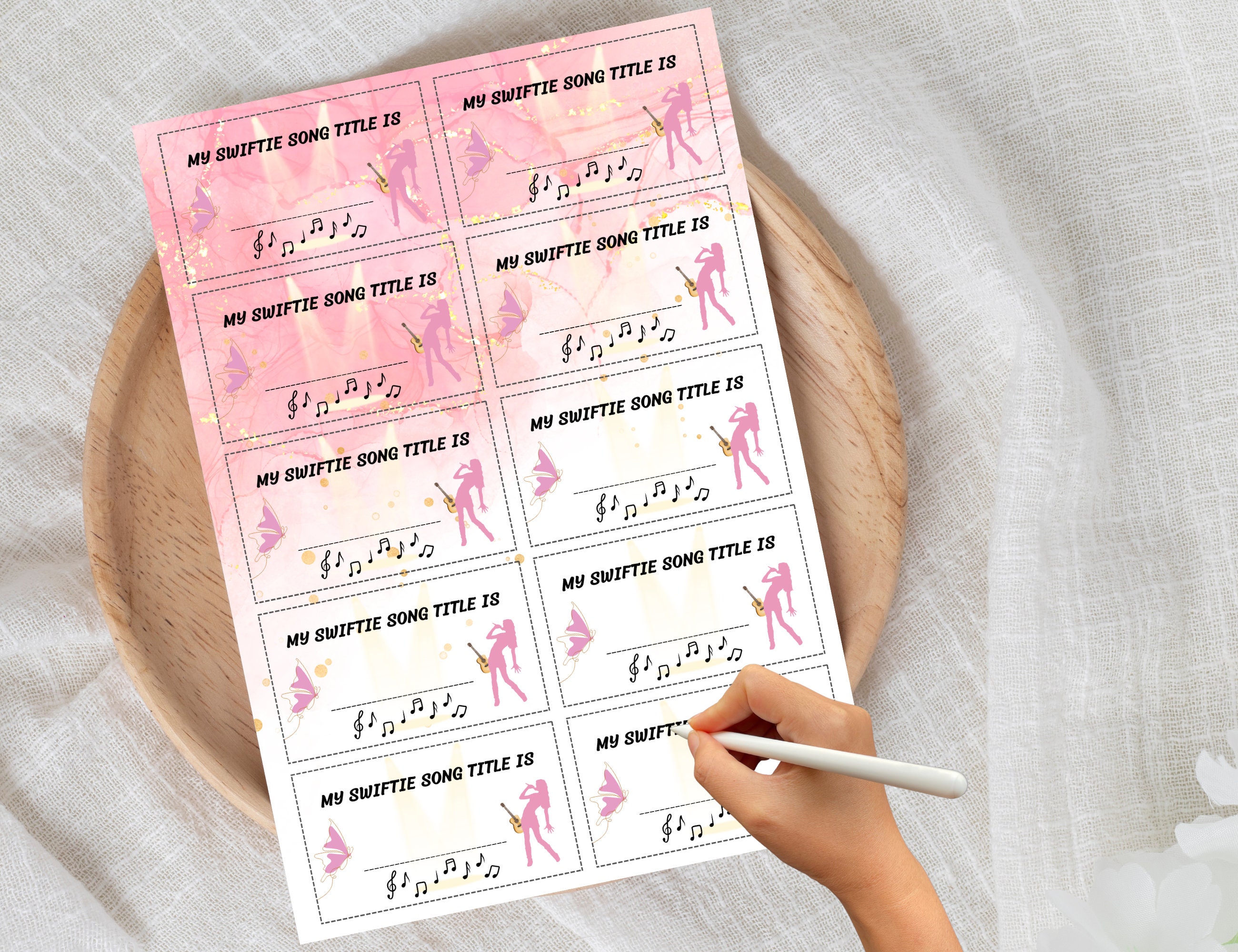 Swiftie Name Game Poster: Taylor Party, Teen/bridal Shower (PDF) - Etsy