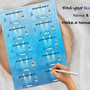 What's Your Swiftie Name Poster, Swiftie Party Games, Taylor Party Game ...