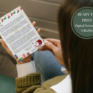 Editable is Santa Real Letter Explaining Santa to Your Child Santa ...