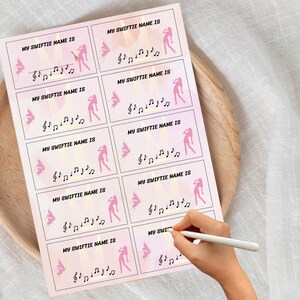 What's Your Swiftie Name Poster, Swiftie Party Games, Taylor Party Game ...