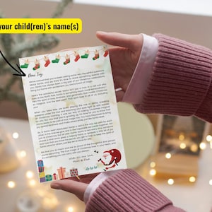 Editable is Santa Real Letter Explaining Santa to Your Child Santa ...