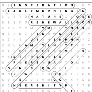 Happiness Word Search - Etsy