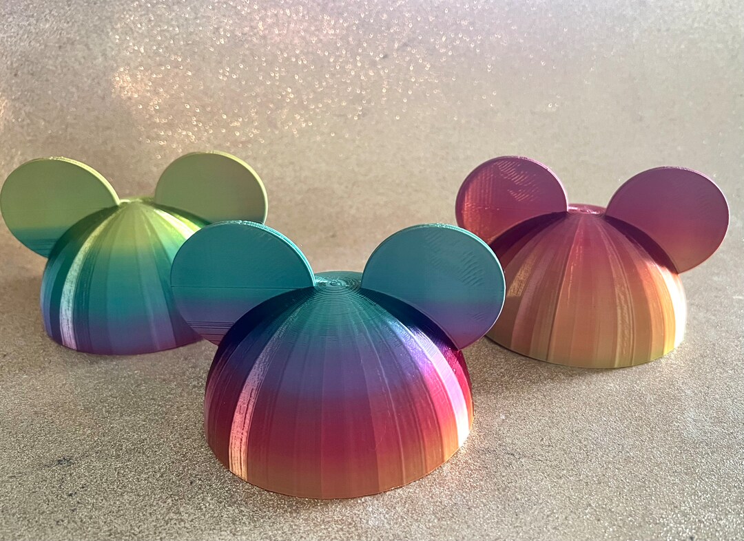 Rainbow Mouse Ears Hat, Mini Mouse Ears Hat, Mouse Ears, Mouse Hat ...