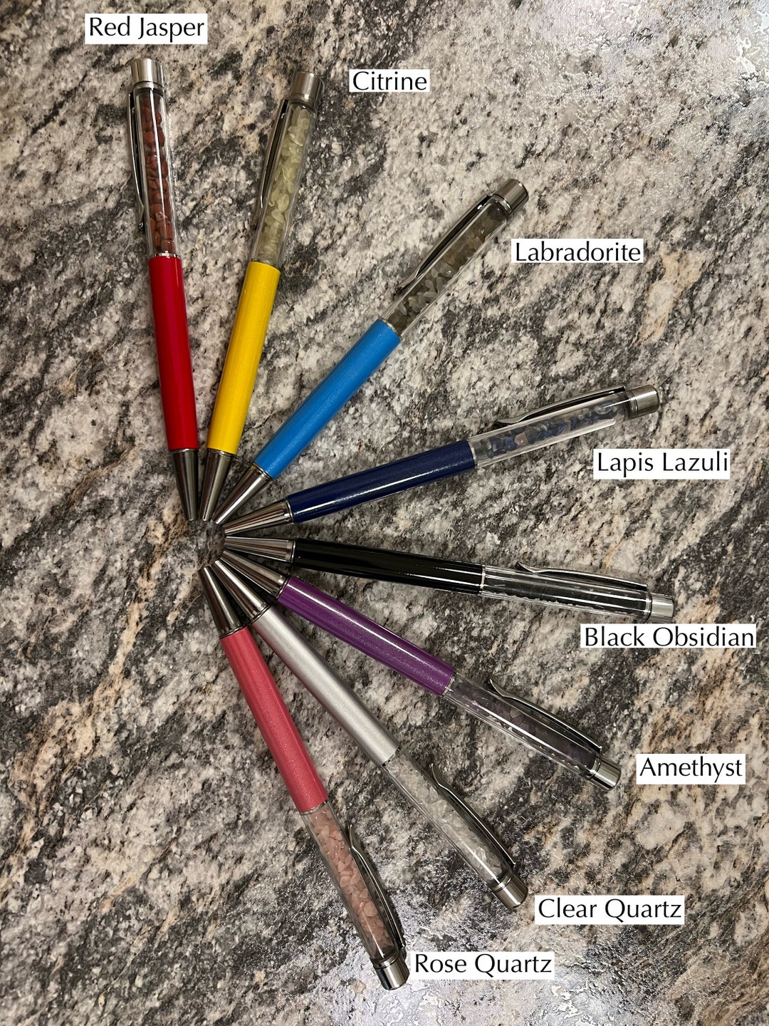 Crystal Chips Pen - Etsy