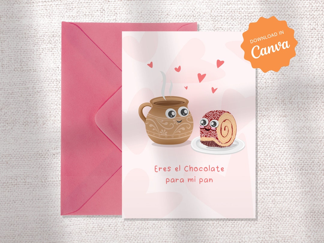 Valentine's Day Pan Dulce | Chocolate Para Mi Pan | PRINTABLE FOLDED ...